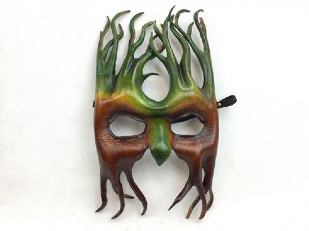 Leather Treeman Mask | associatedtheatrical